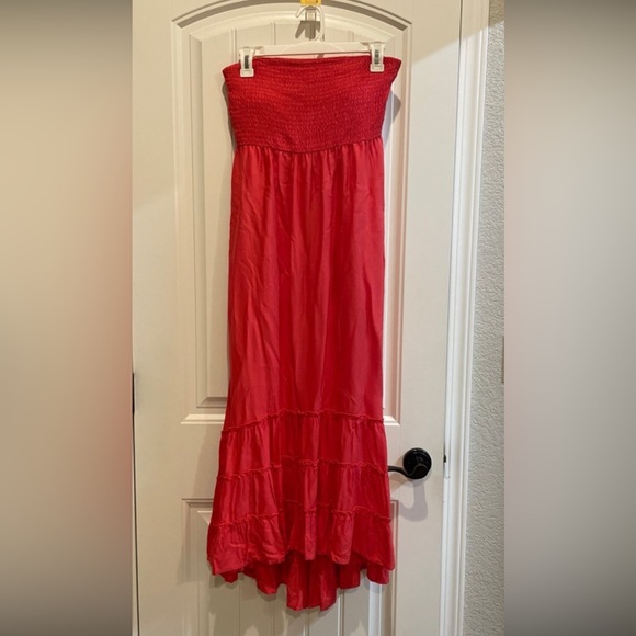 Soma | Dresses | Nwt Soma Weekend Convertible Maxi Dress Red Small ...